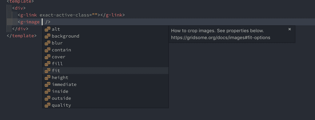 Dev tools - Gridsome
